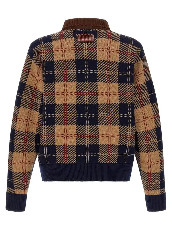 Guest In Residence Tartan Bomber Jacket - Multicolor