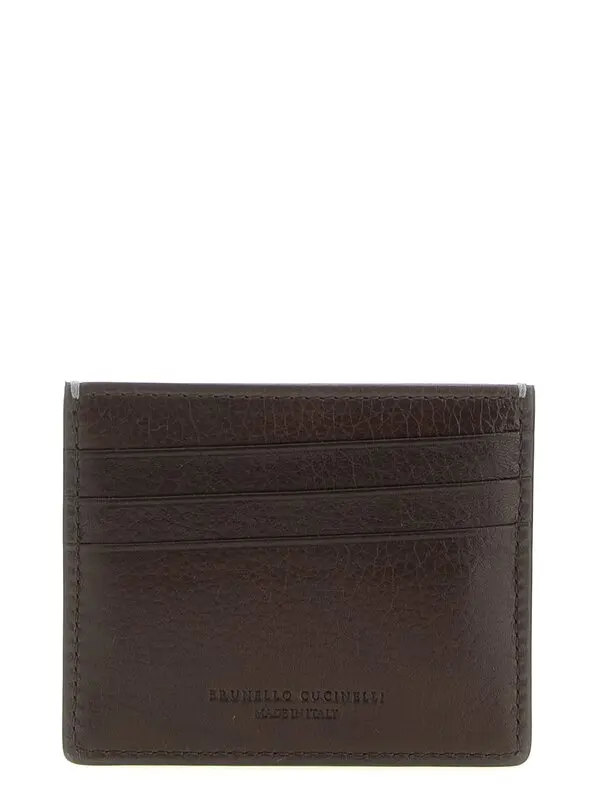 Brunello Cucinelli Leather Cardholder