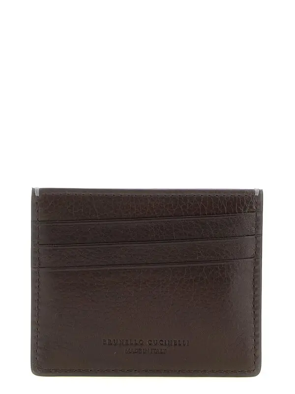 Brunello Cucinelli Leather Cardholder