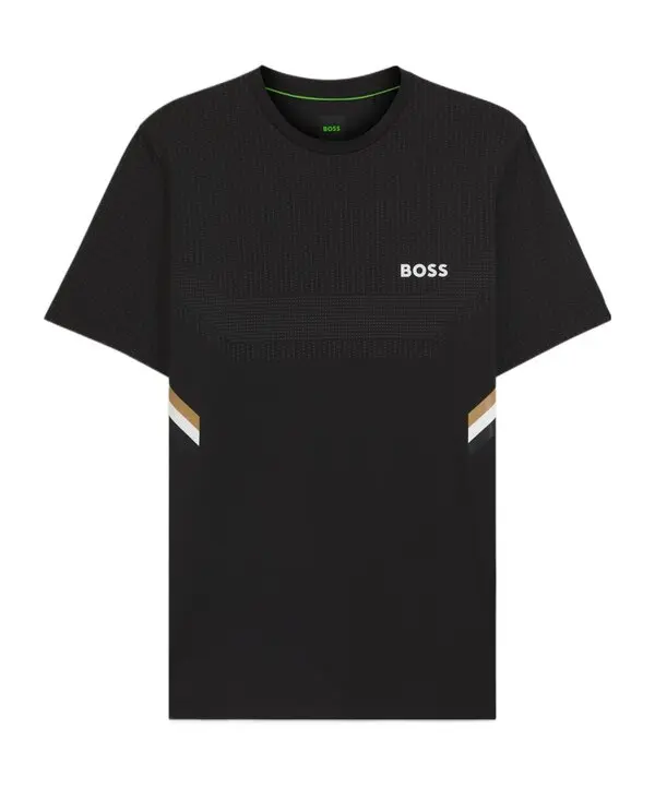 Hugo Boss Tee Tech Toc Performance Top - Black