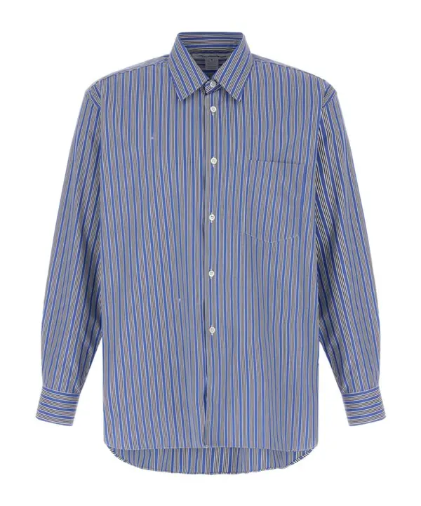 Comme Des Garçons Striped Cotton Shirt