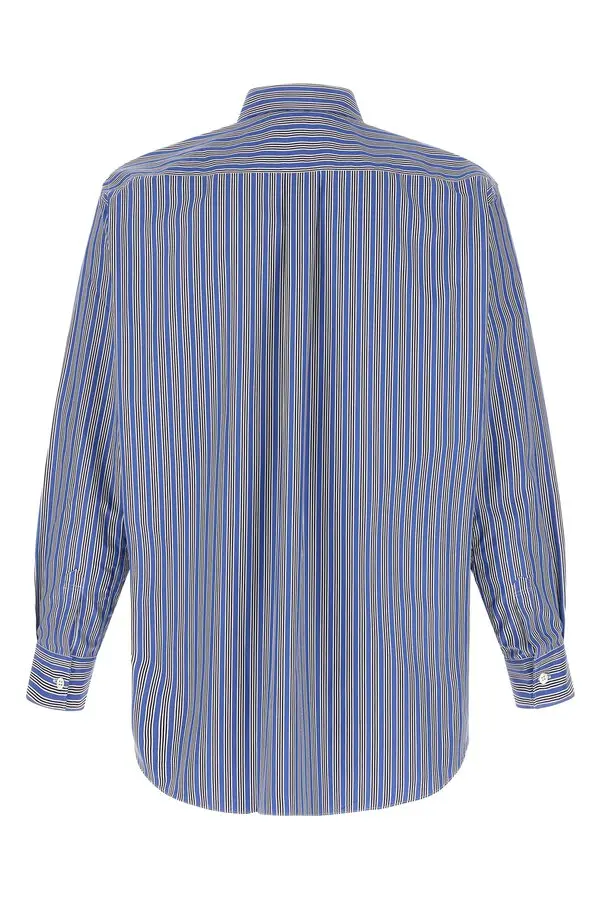 Comme Des Garçons Striped Cotton Shirt