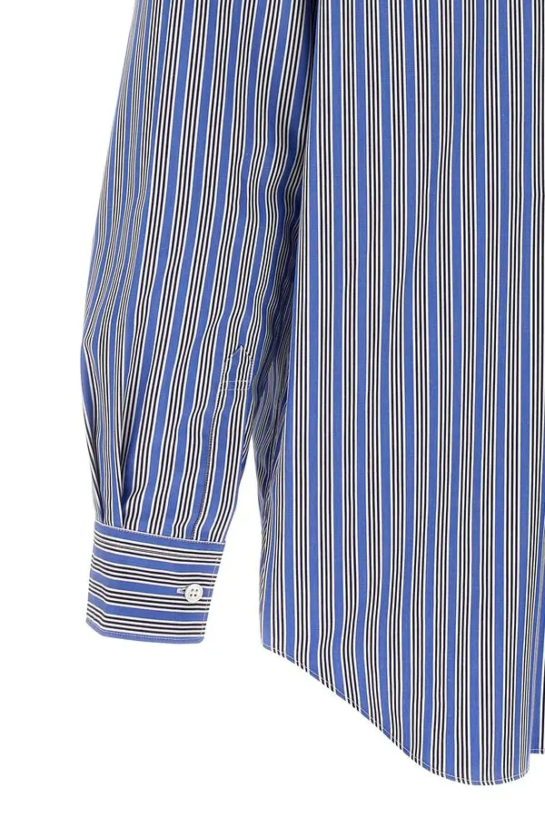 Comme Des Garçons Striped Cotton Shirt
