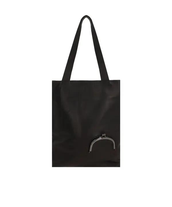 Yohji Yamamoto Clasp Tote S - Black
