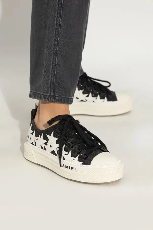 Amiri Glitter Stars Court Low Sneakers