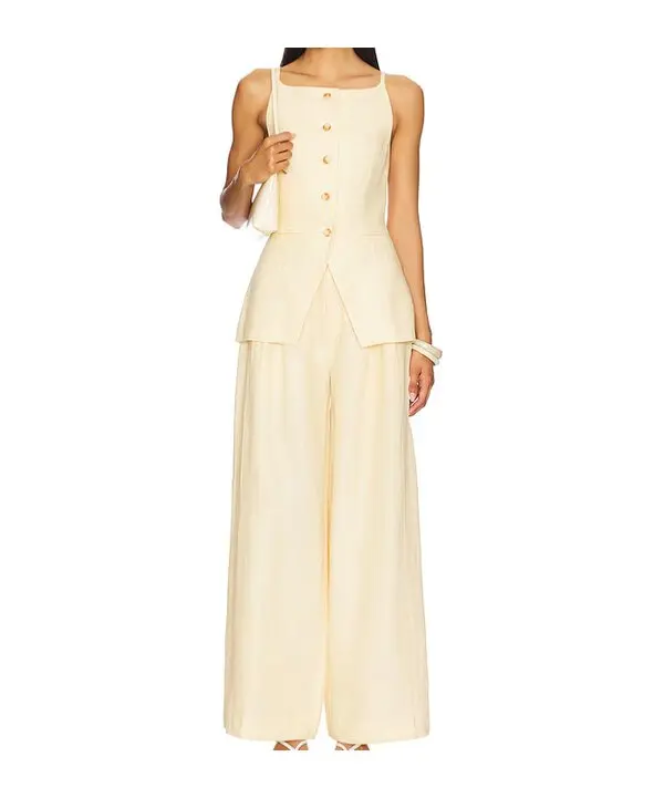 Posse Parker Pleated Palazzo Pants
