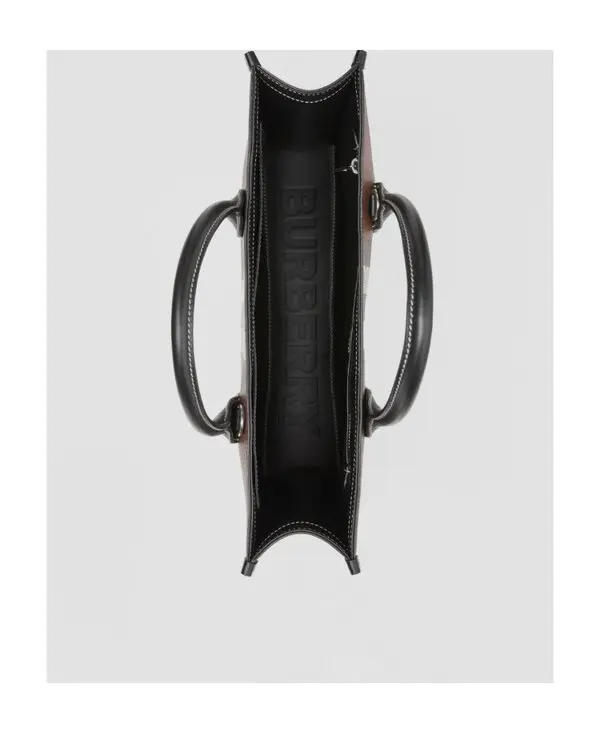 Burberry Denny Checked Tote Bag