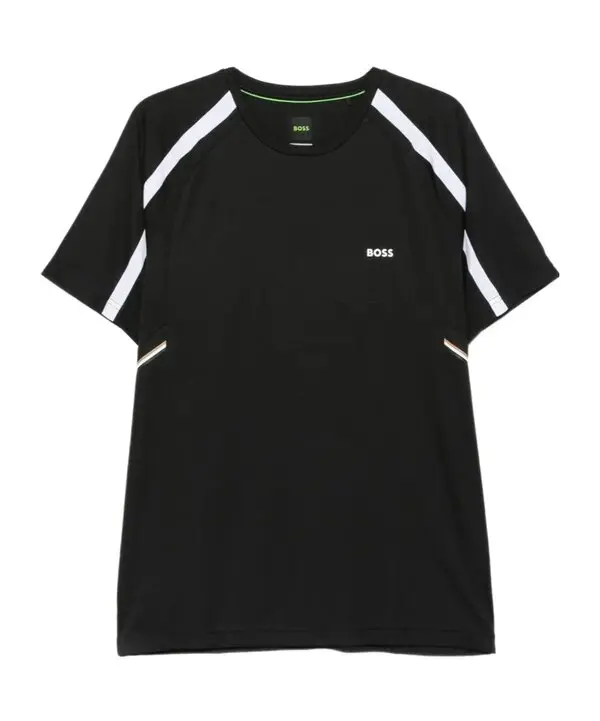 Hugo Boss Logo-print Panelled T-shirt