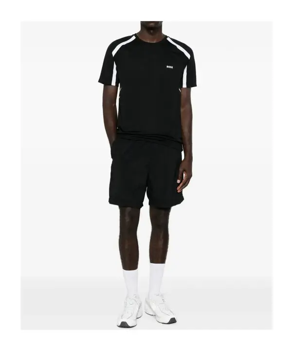 Hugo Boss Logo-print Panelled T-shirt