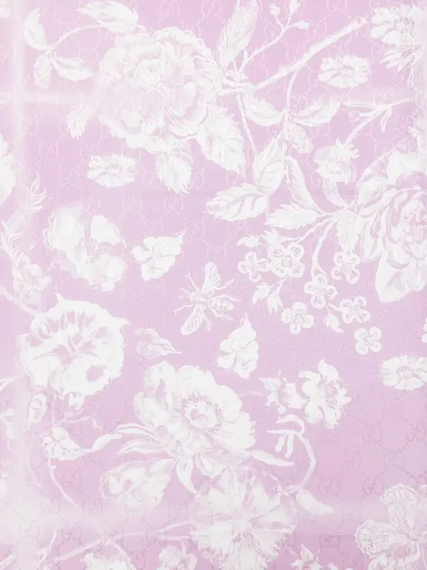 Gucci Printed Silk Foulard