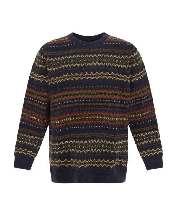 Barbour Graphic-print Wool Jumper