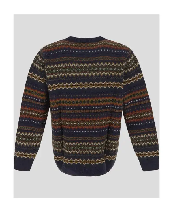 Barbour Graphic-print Wool Jumper