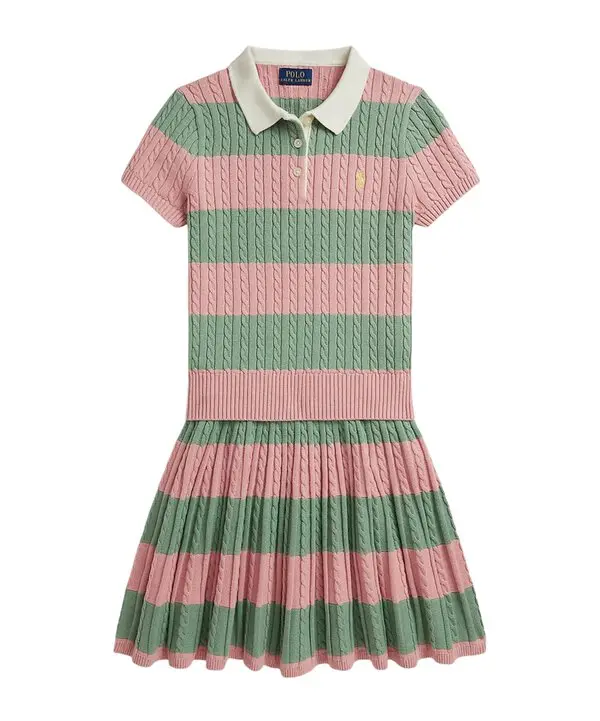 Ralph Lauren Polo Shirt And Skirt Set
