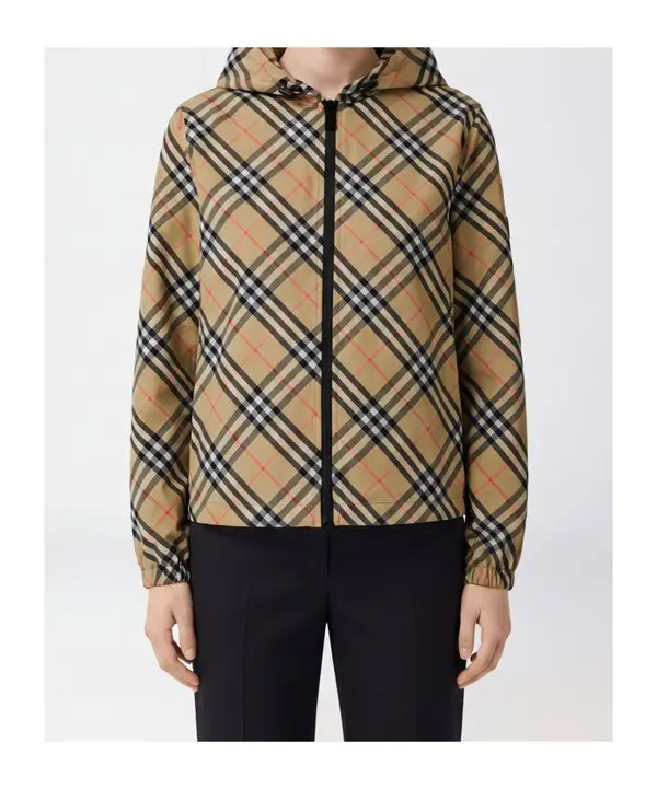 Burberry Check Salcombe Hooded Jacket