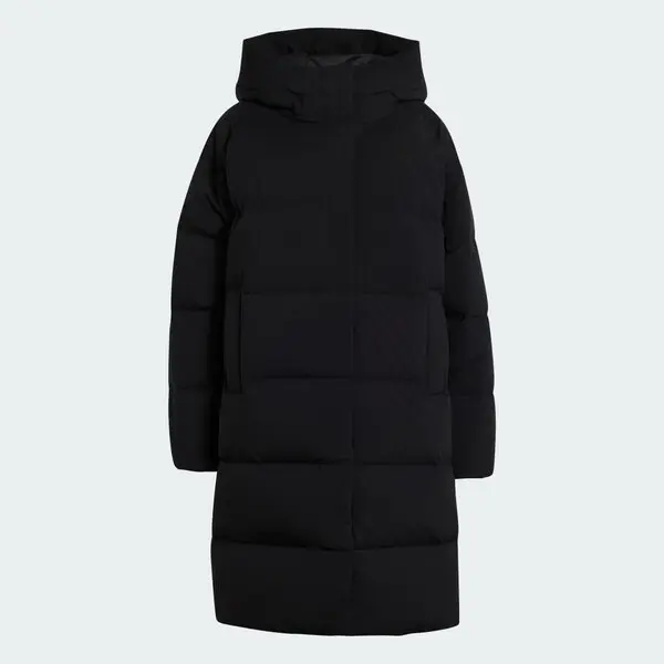 Adidas Helionic Down Puffer Coat - Black