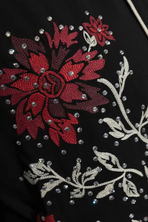 Amiri Embroidered Shirt With Shimmering Sequins