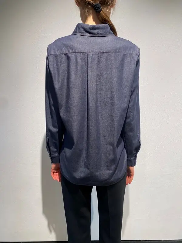 Max Mara Logo Embroidered Classic Shirt