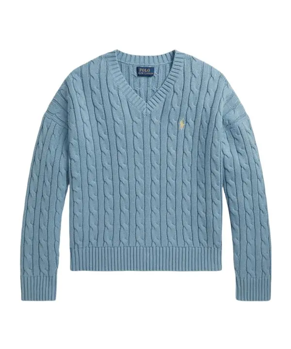 Polo Ralph Lauren Cable-knit V-neck Sweater