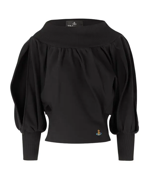 VIVIENNE WESTWOOD Zingra Off-shoulder Top - Black