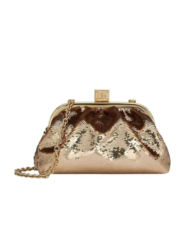 Dolce & Gabbana Sequin-embellished Clutch Bag