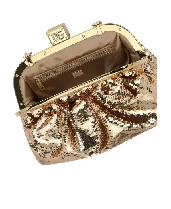 Dolce & Gabbana Sequin-embellished Clutch Bag