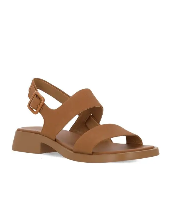 Camper Buckled Block Heel Sandals - Brown