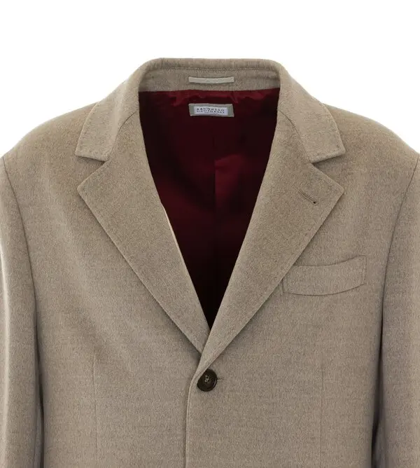 Brunello Cucinelli Single Breasted Button-up Coat