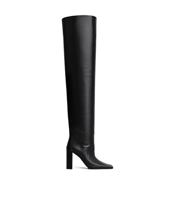Alaïa Square-toe Boots - Black