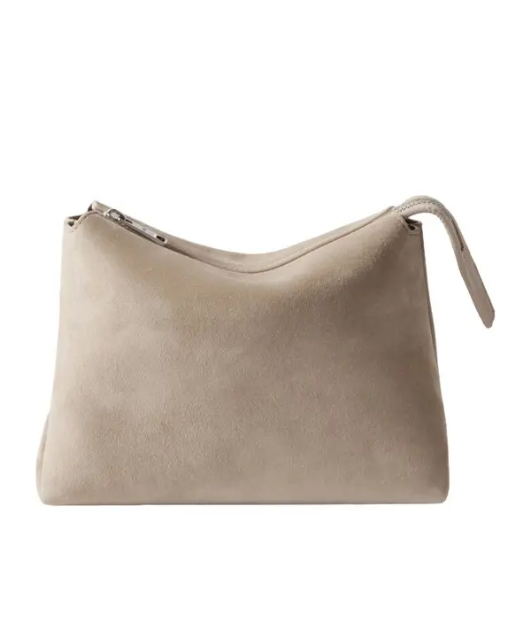 Khaite Lina Suede Clutch
