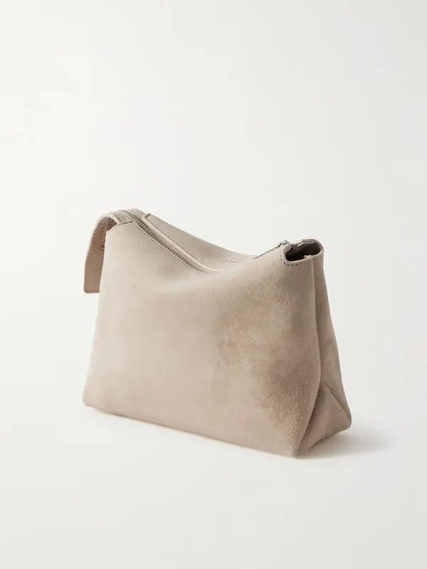 Khaite Lina Suede Clutch
