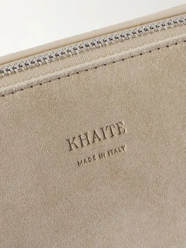 Khaite Lina Suede Clutch