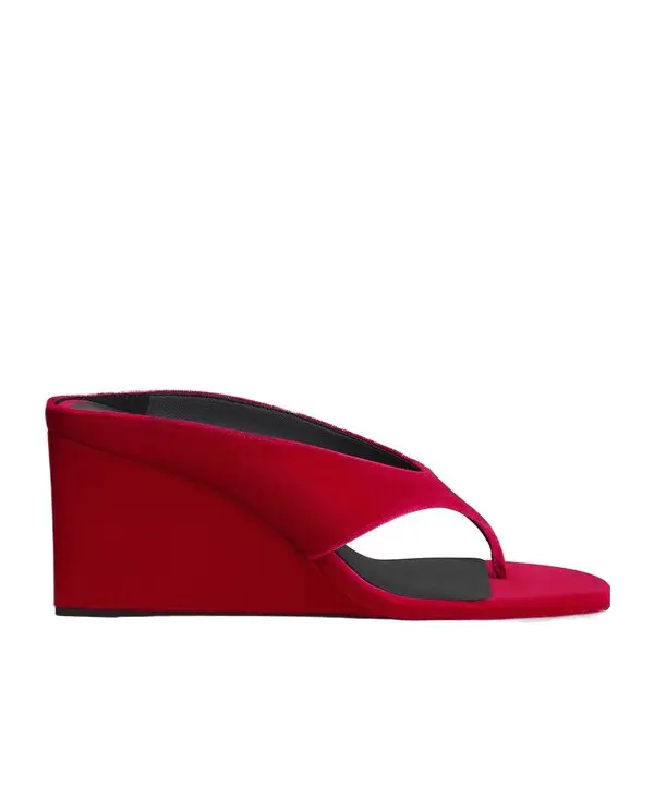 Alaïa Wedge Flip-flops - Red