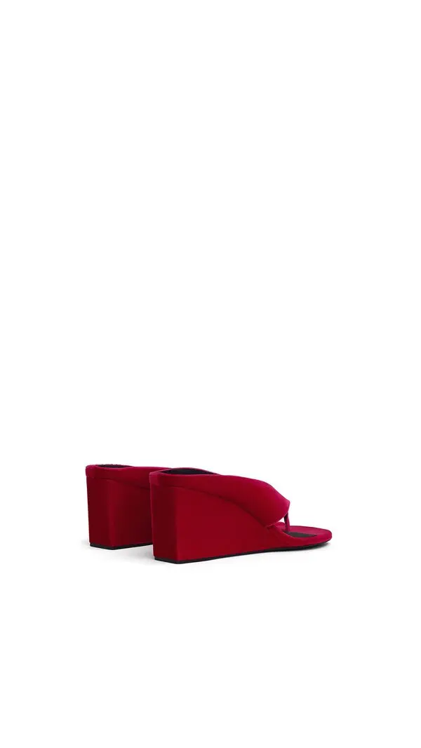 Alaïa Wedge Flip-flops - Red