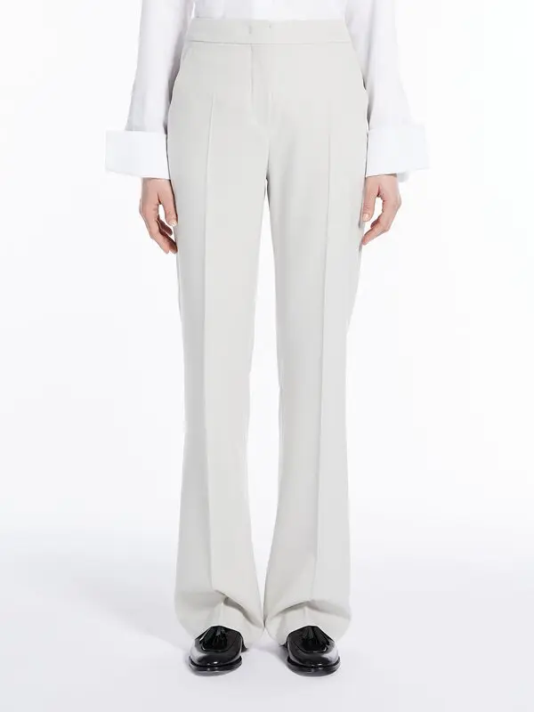 Max Mara Pleat Detailed Straight Leg Pants