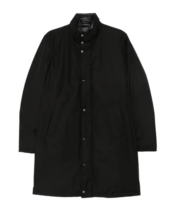 Herno Thickened High-neck Jacket - Black