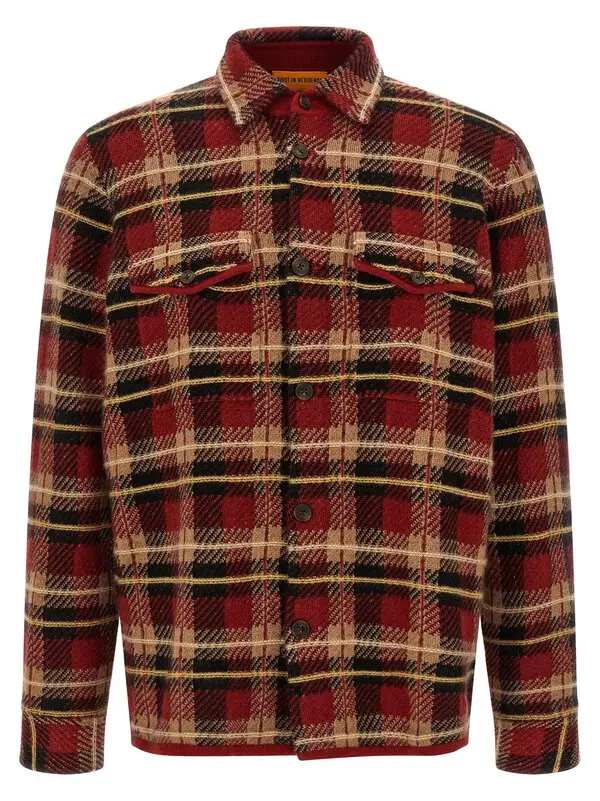 Guest In Residence Plaid Work' Shirt