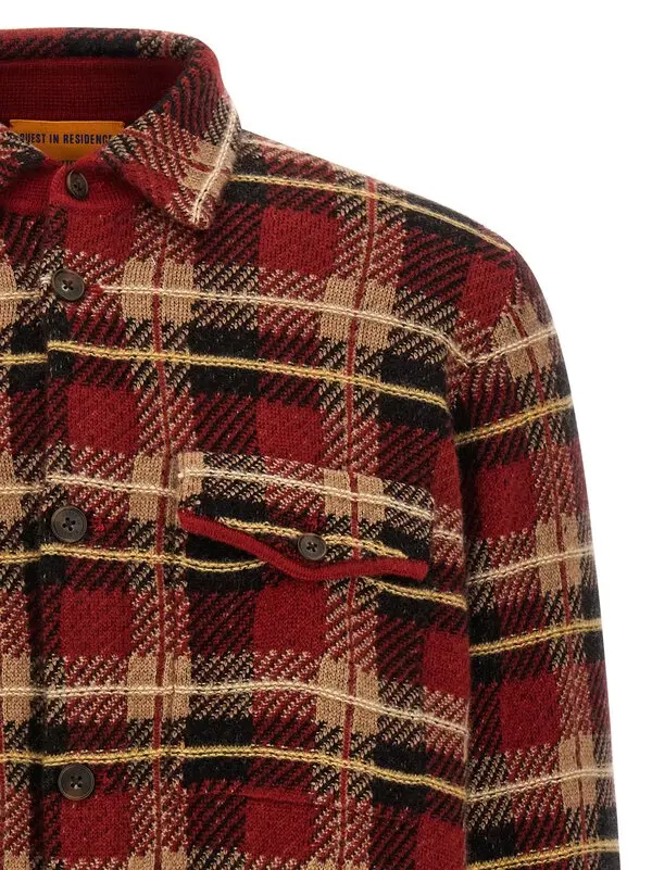 Guest In Residence Plaid Work' Shirt