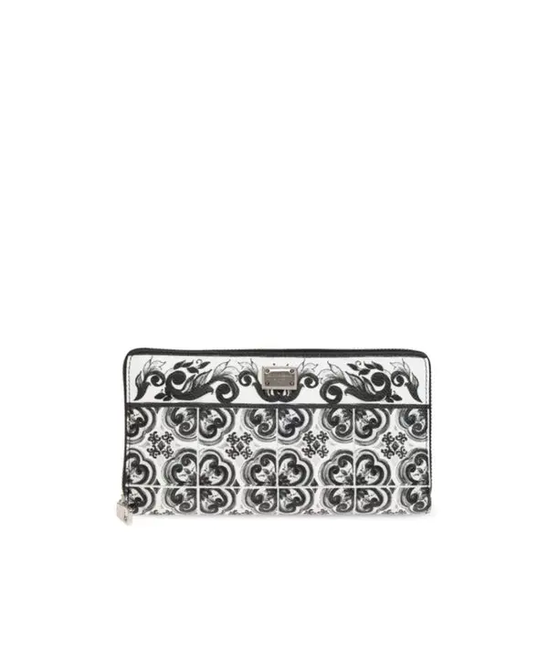 Dolce & Gabbana Dolce Gabbana Logo-plaque Zipped Wallet