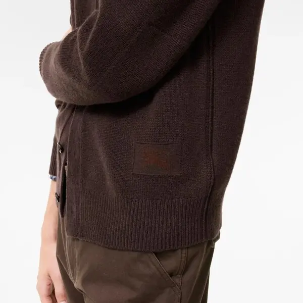 Burberry Channing Button-up Cardigan - Burnt Brown