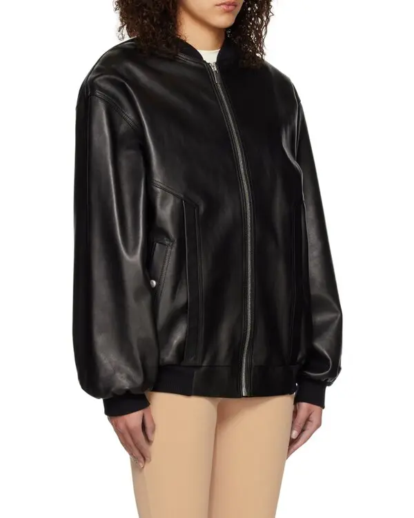 Magda Butrym Oversized Zip-up Bomber Jacket