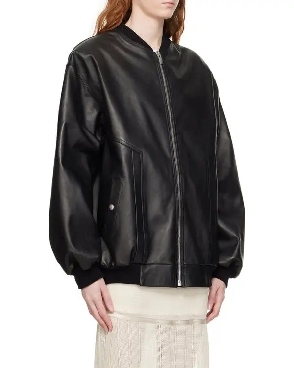 Magda Butrym Oversized Zip-up Bomber Jacket