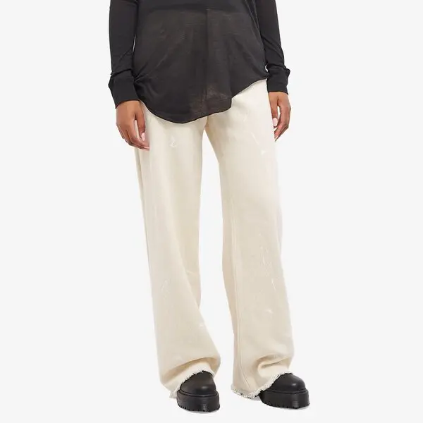 R13 D'arcy Paint-splatter High Waist Wide-leg Jeans