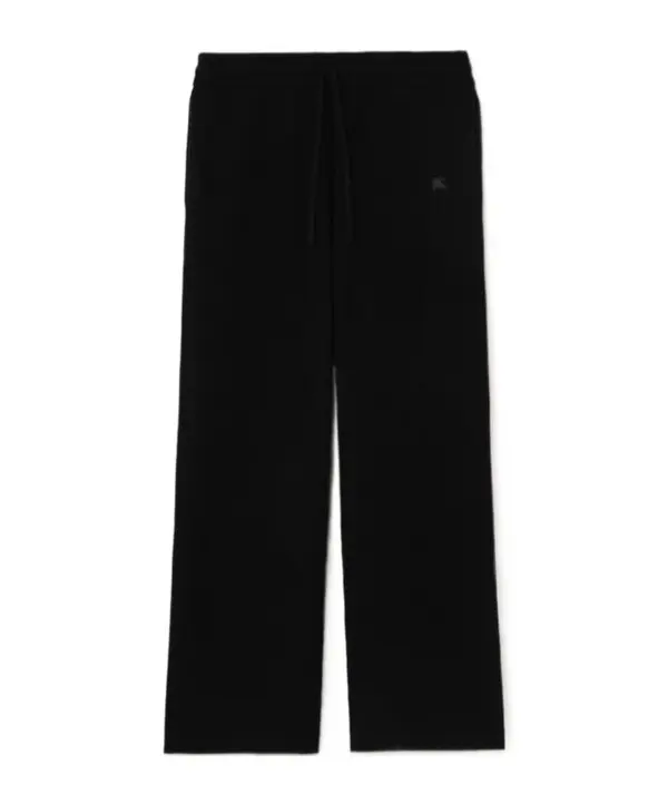 Burberry Cashmere Blend Track Pants - Black