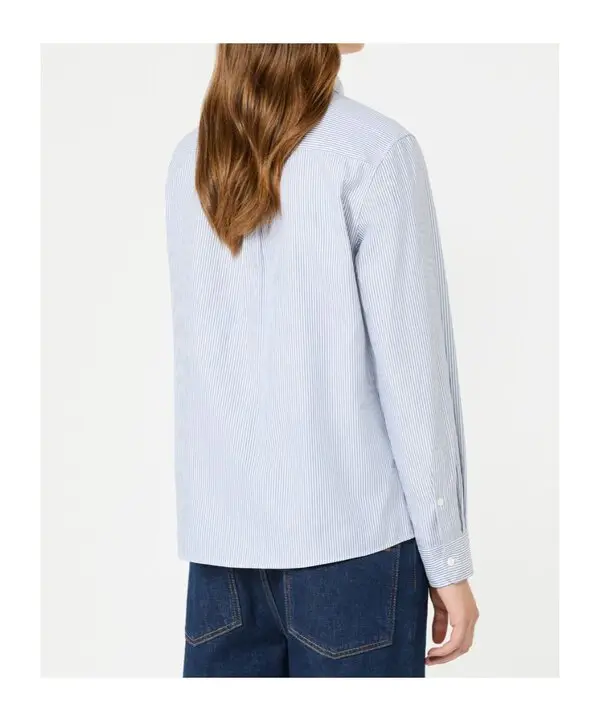 Max Mara Cotton Oxford Shirt Navy
