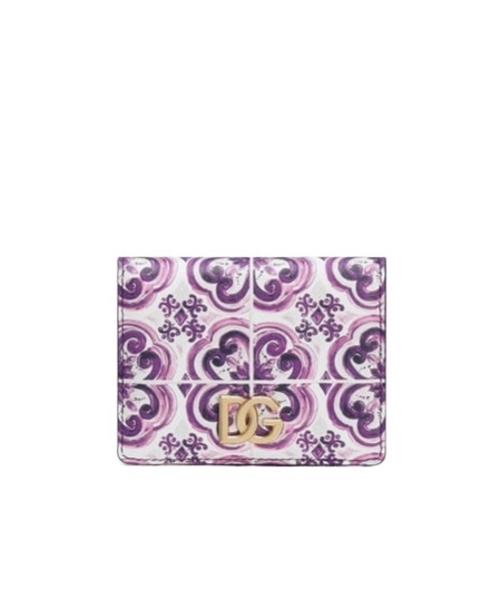 Dolce & Gabbana Dolce Gabbana Majolica Printed Bi-fold Wallet