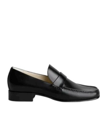 Phoebe Philo Square-toe Loafers - Black