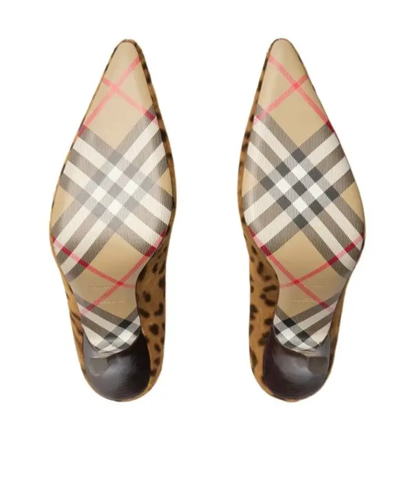 Burberry Leopard Print Dame High Pumps