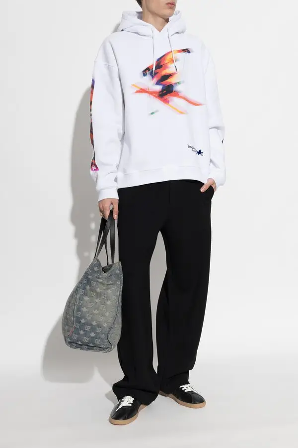 Dsquared2 Cotton Hooded Sweatshirt By