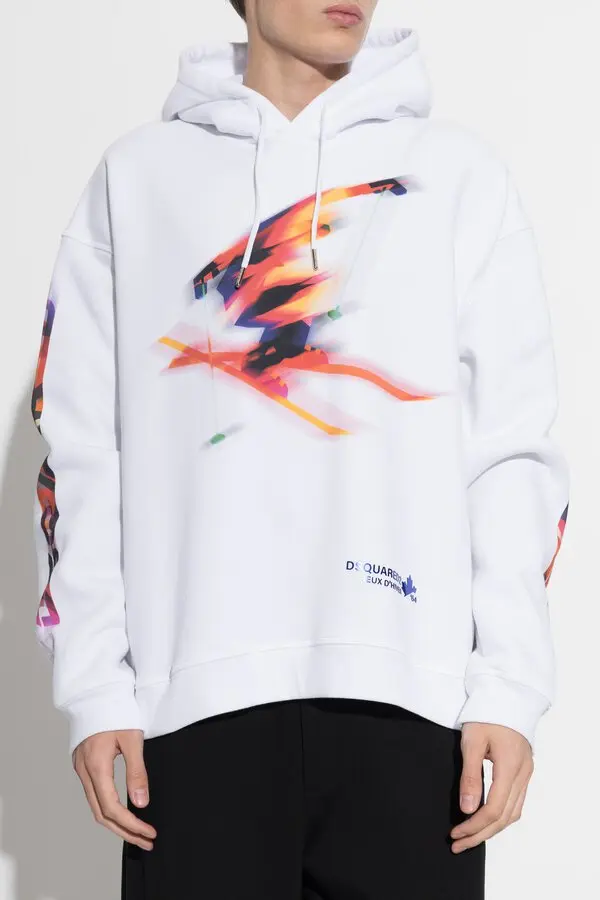 Dsquared2 Cotton Hooded Sweatshirt By