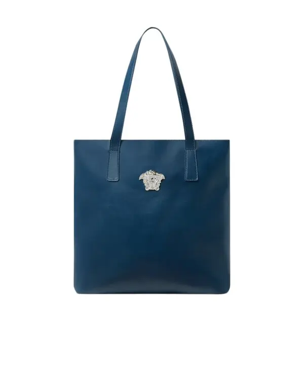 Versace Medusa Top Handle Bag - Blue